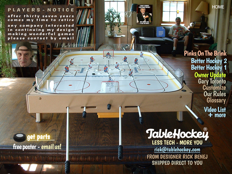 Tablehockey Benej Built Table Hockey Games For True Sports Enthusiasts